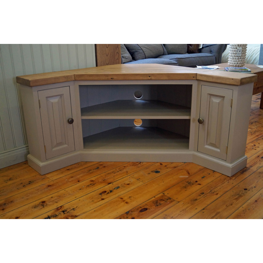 Reclaimed Edwardian Corner TV Unit – Ex Display – The Bespoke Kitchen ...